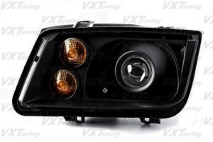 VXT “Retrofit Style” FXR Bi-Xenon Headlights – Black Style – MK4 Jetta ...